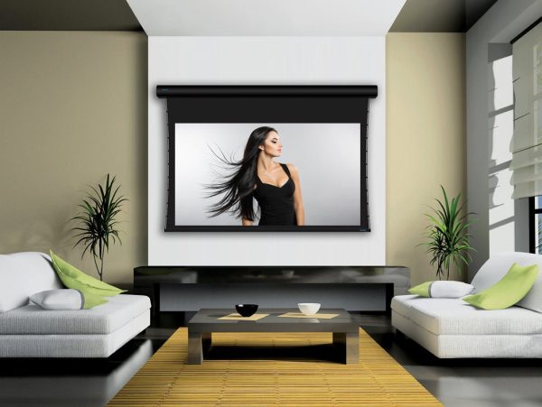Stewart Filmscreen Luxus 2.35:1 (CinemaScope) Retractable Below Ceiling ...