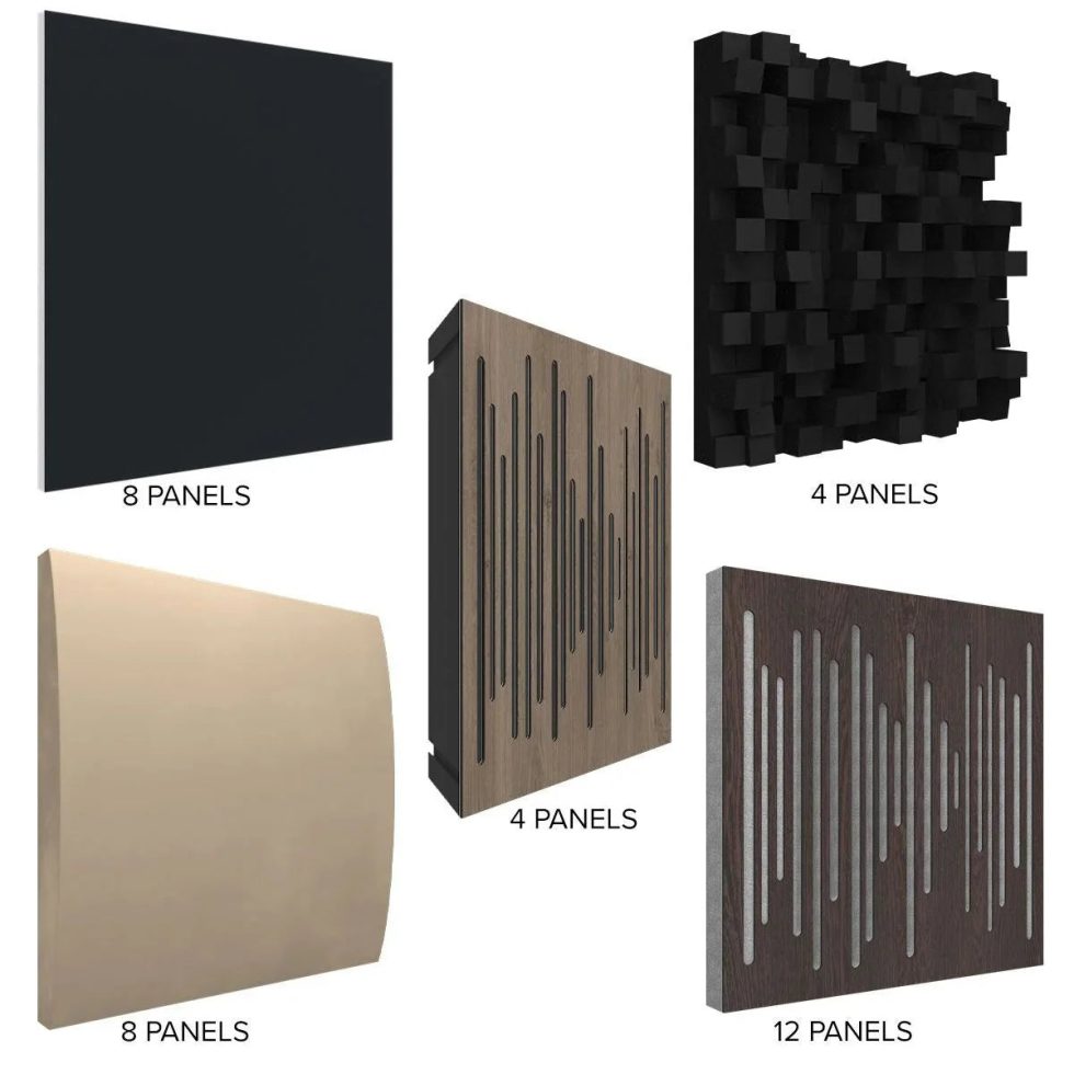 Vicoustic Home Theater Level 3 Acoustic Treatment Package for Medium ...